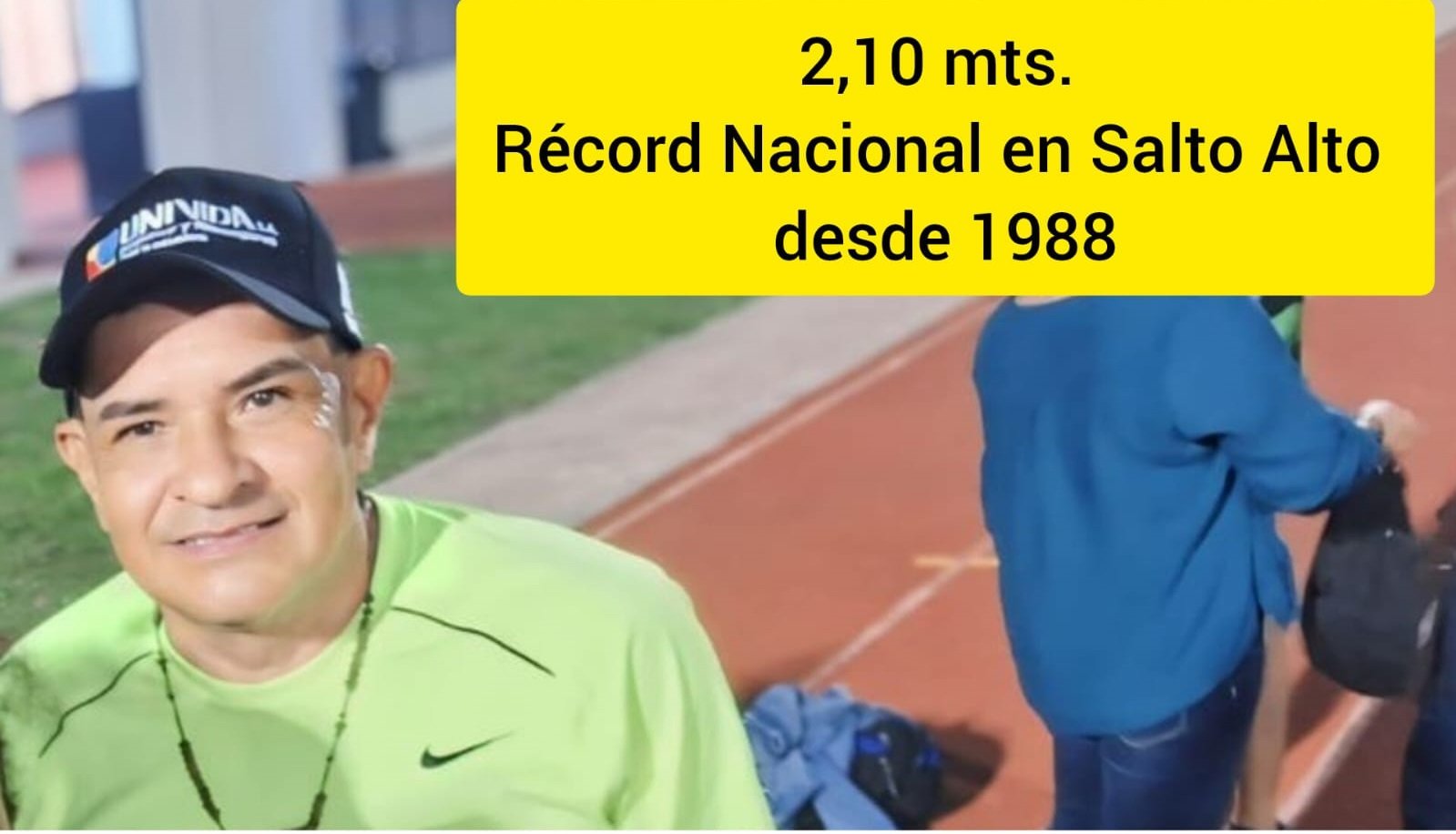 Claudio Pinto, el atleta cruceño que tiene el récord de Salto Alto ...