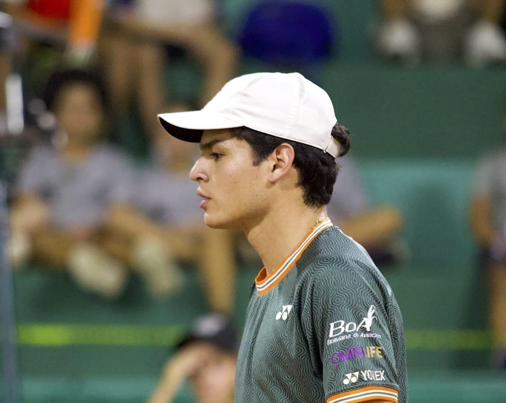 Prado golpea de entrada en el Challenger Ibague - PODIO.bo