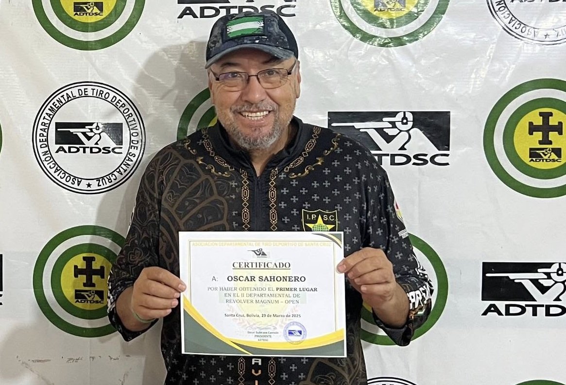 Fernando Menacho y Marco Araníbar dominan segundo Departamental de Revólver Magnum y Palanquero ...